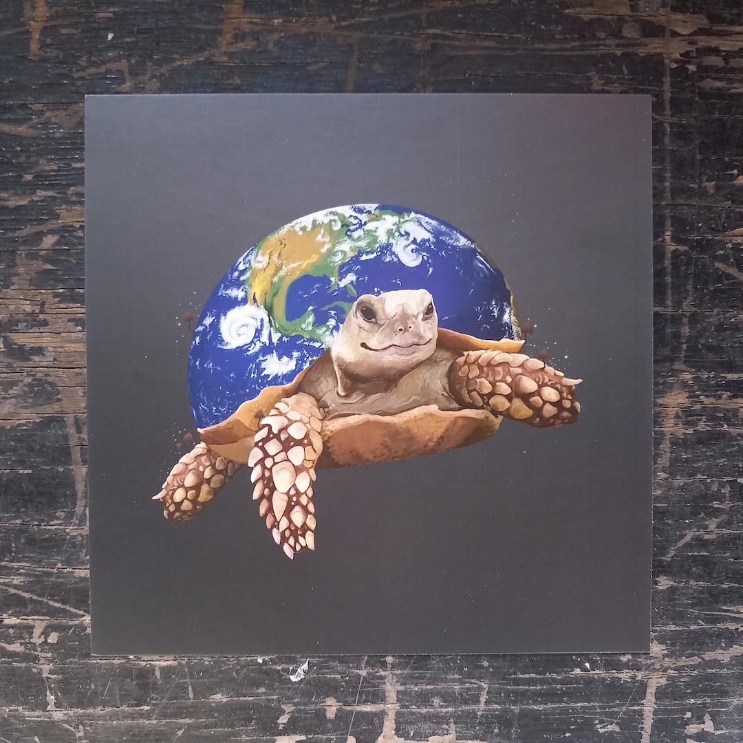Earth Tortoise Art Print - Etsy