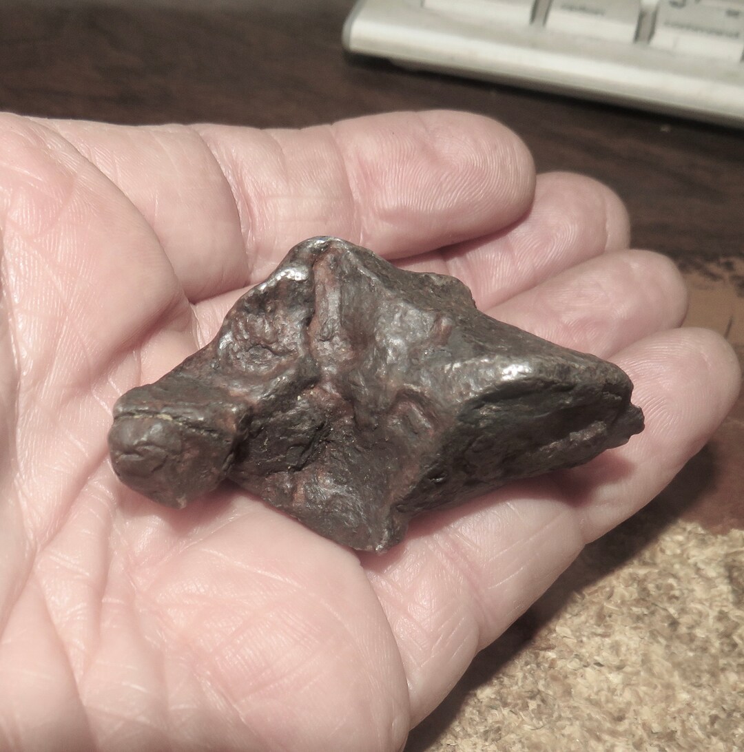 128 Gm Canyon Diablo Meteorite Arizona Usa Acrylic Stand Museum Grade ...