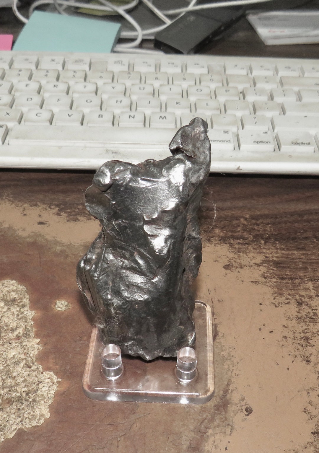346 Gm Gebel Kamil Meteorite From Egypt Acrylic Stand Iron - Etsy