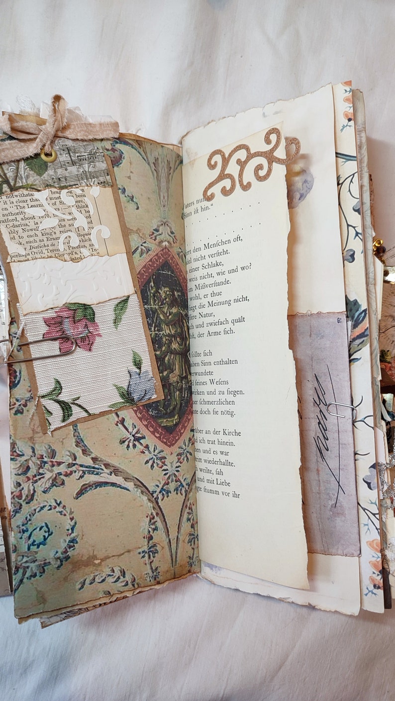 Junk Journal "evening Thoughts", Diary or Notebook - Etsy UK