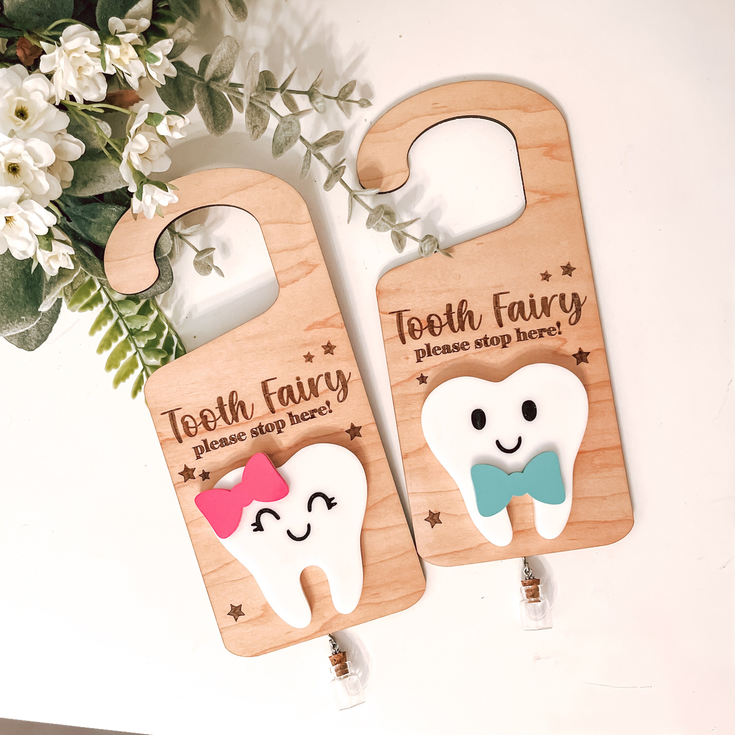 Tooth Fairy Door Hanger | Tooth Fairy Hanger | Tooth Holder | Tooth ...