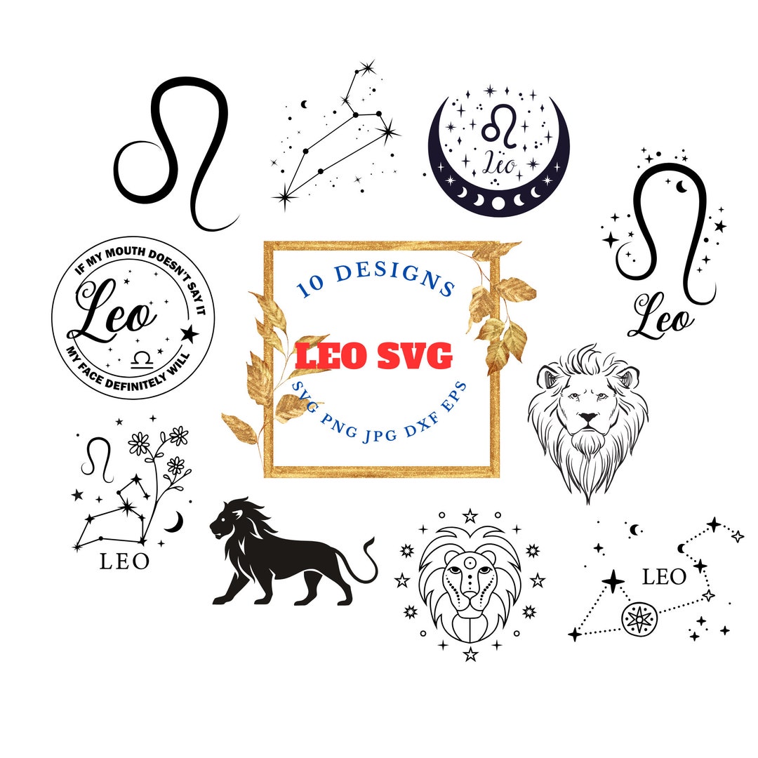 Leo Zodiac Svg, Zodiac Svg, Zodiac Leo Sign Svg, Horoscope Svg ...