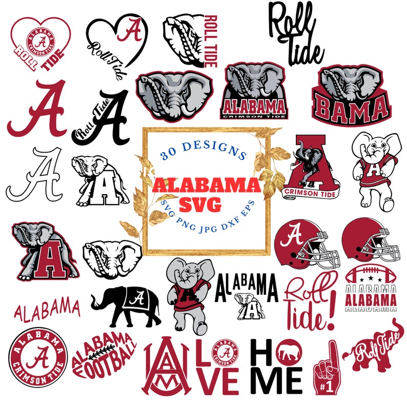 Crimson Tide Svg,alabama Crimson Tide,alabama Football Svg,alabama Svg ...