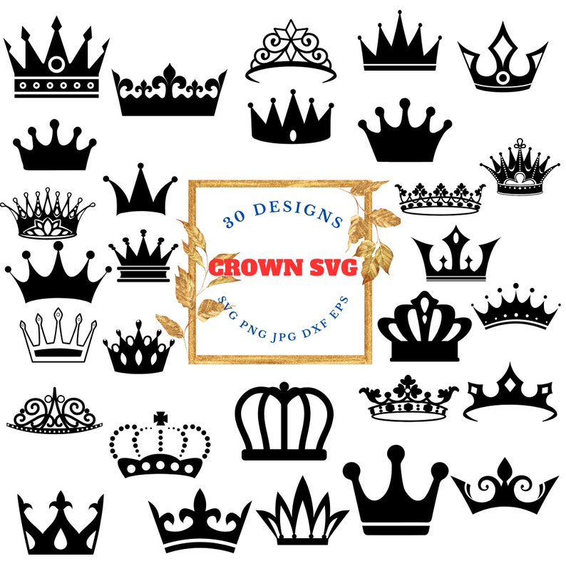 Crown SVG, Crowns Cricut, Tiara SVG Cut File, Crown Royal Svg, King ...