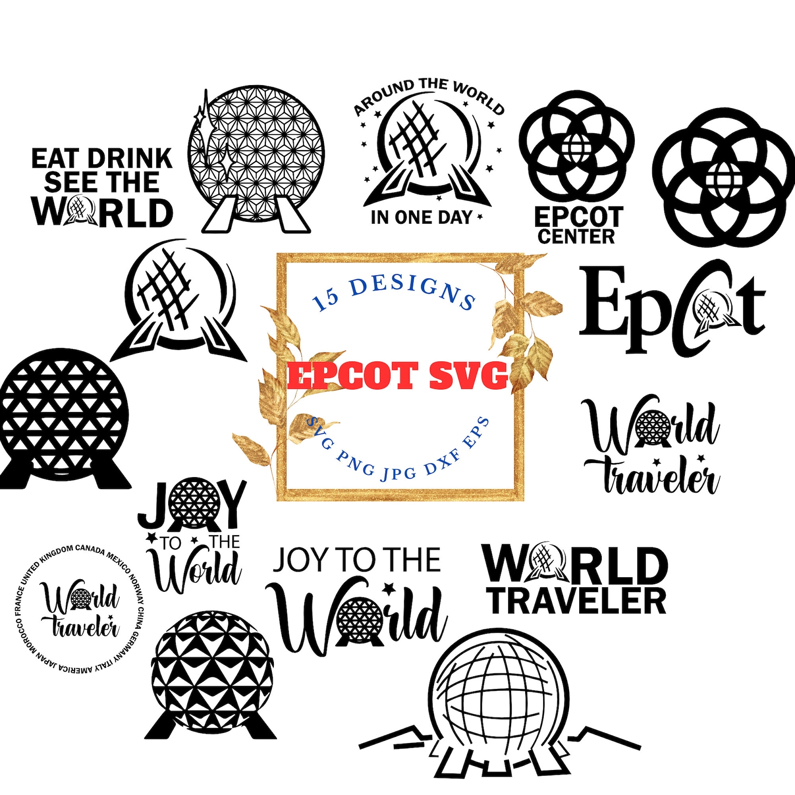 Epcot Svg, Travel Svg, Family Vacation Svg, Epcot Shirt, Adventure Svg ...