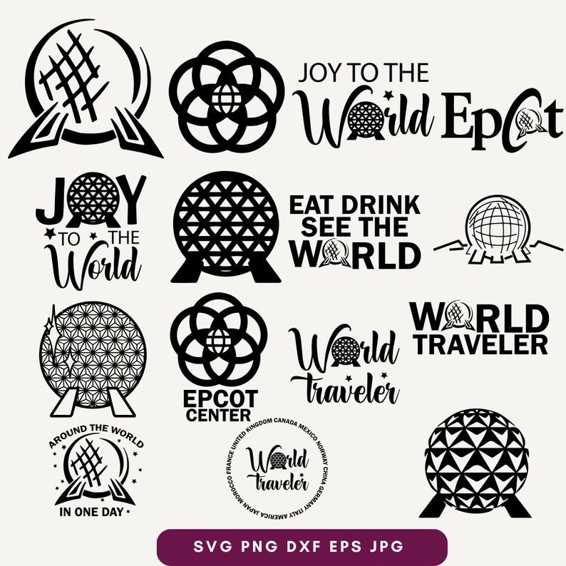 Epcot Svg, Travel Svg, Family Vacation Svg, Epcot Shirt, Adventure Svg ...