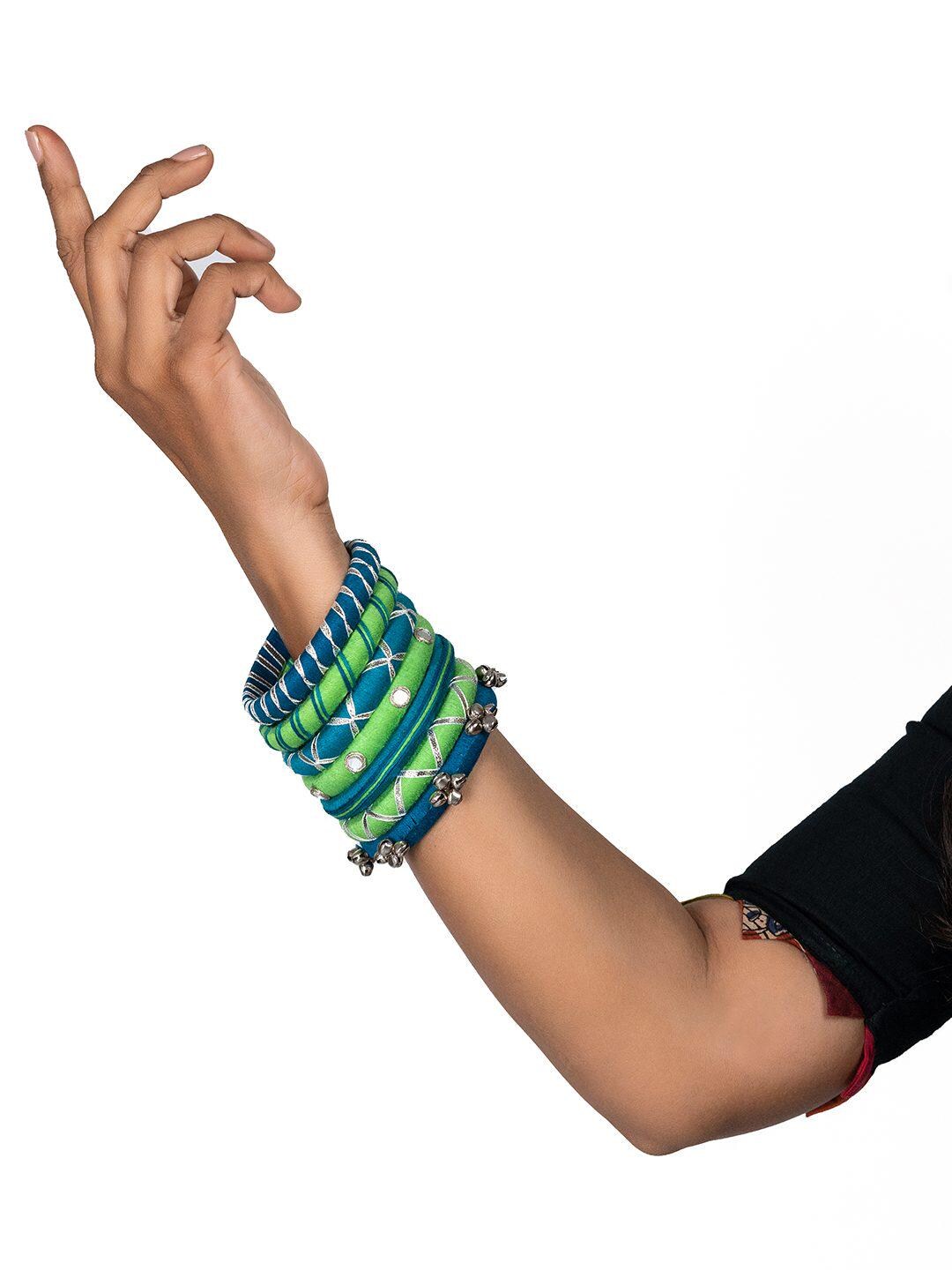 Green Bangles Navratri Bangles for Diwali Bangles for Garba Bangles for ...