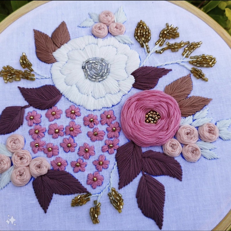 Custom Hoop Art Daisy Embroidered Art Hoop Floral Embroidery Art Wall ...