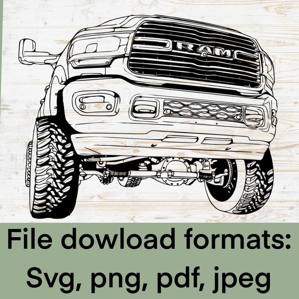 Ram Truck Svg - Etsy
