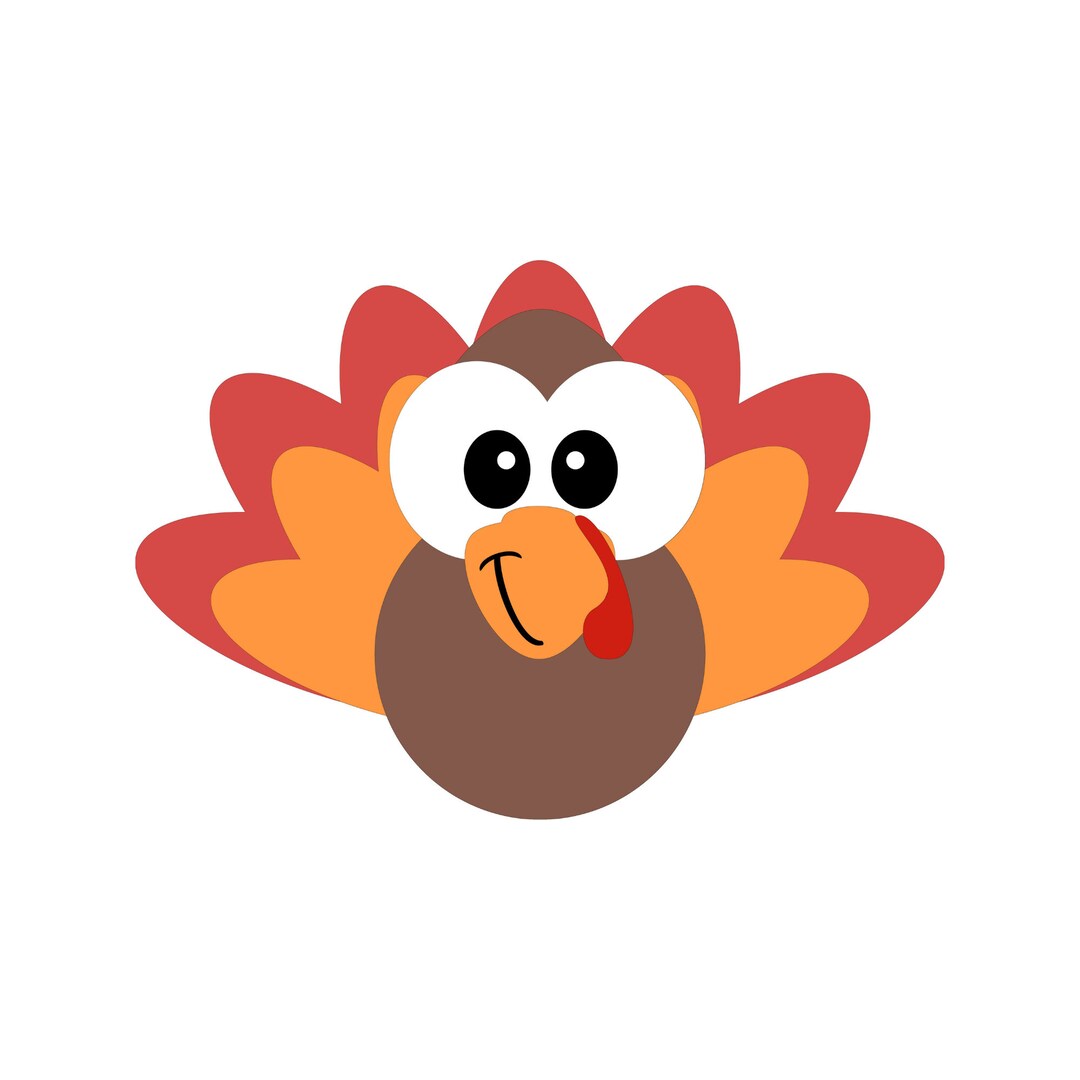 Thanksgiving Turkey - Instant Digital Download - Svg, Png, Dxf, and Eps ...