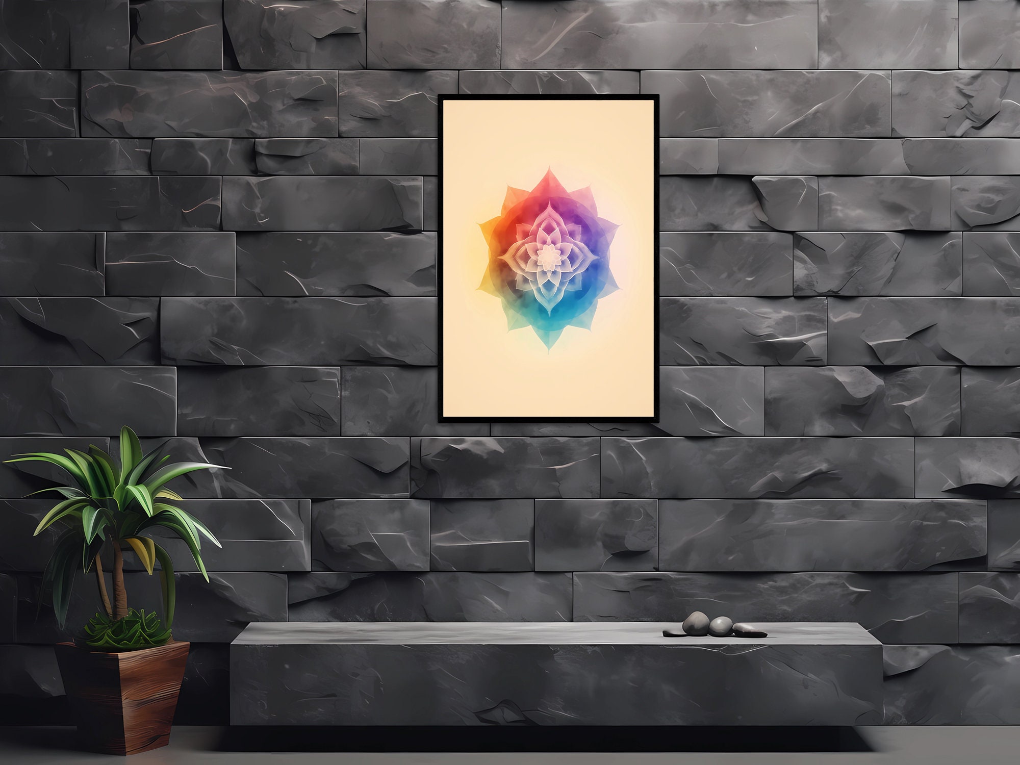 Positive Art Positive Aura Poster Spiritual Energy Poster - Etsy