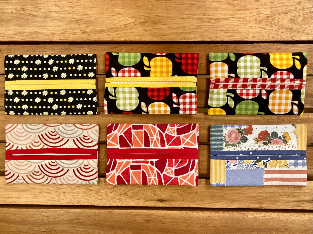 Fun Fabric Travel-size Tissue Holder Purse Size Tissue Holder Vibrant ...