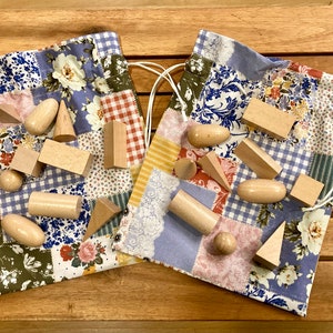 Set 2 Montessori Mystery Bag Activity (8x10") | Montessori ...