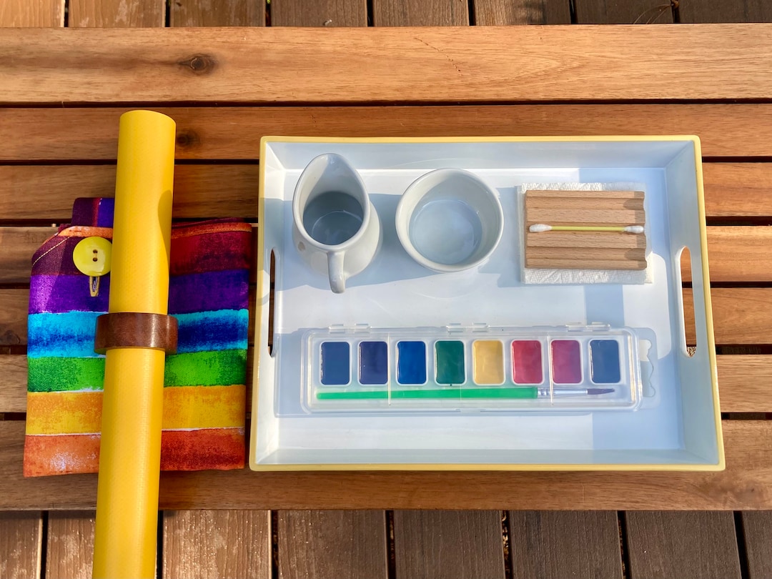 Watercolor Activity| Montessori Watercolor Painting Lesson | Colorful ...