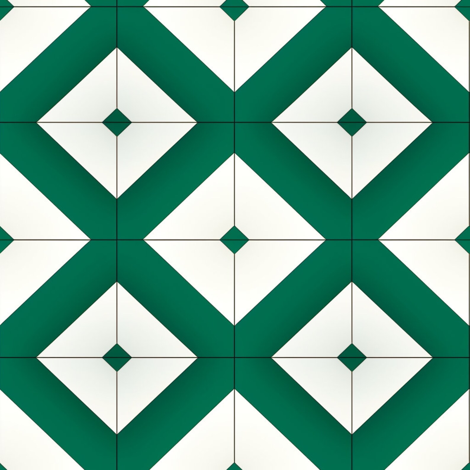 8 Green and White Seamless Patterns Green Ceramic Porcelain Pattern ...
