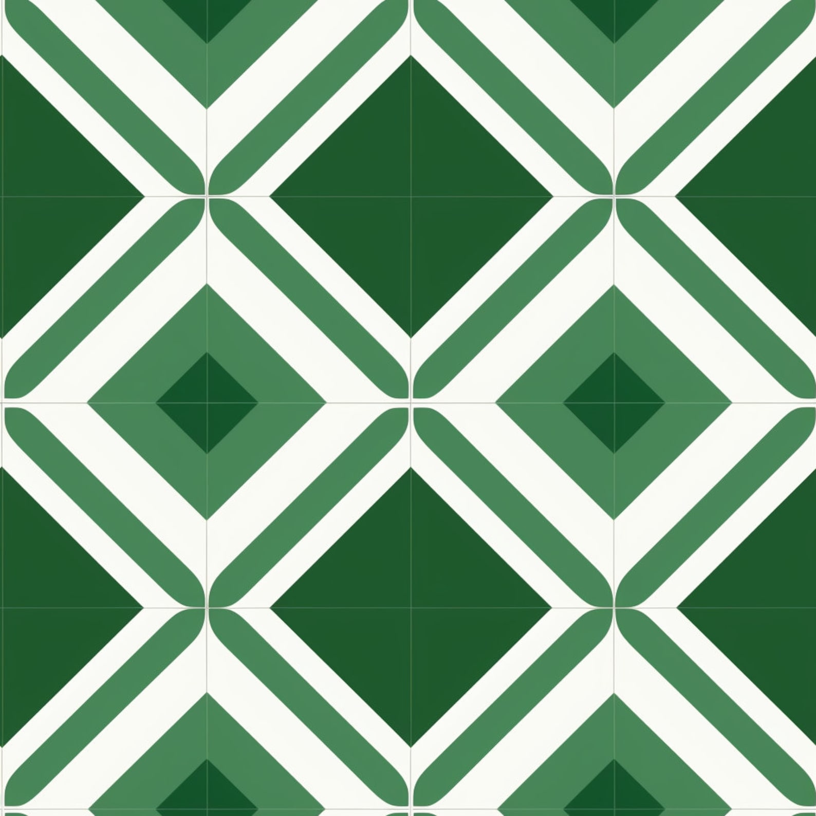 8 Green and White Seamless Patterns Green Ceramic Porcelain Pattern ...