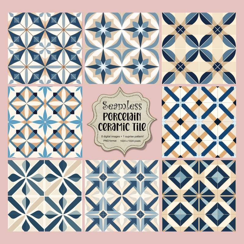 Geometric Tile - Etsy