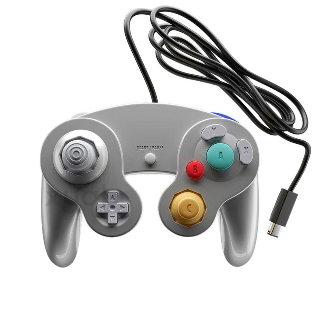 Gamecube Wired Controller (platinum) - Etsy