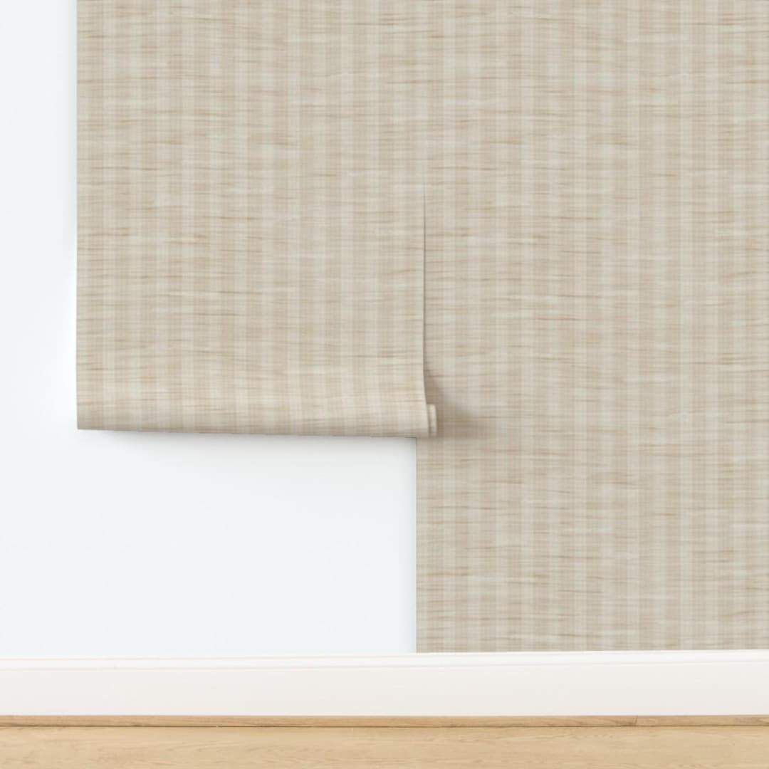 Rustic Weathered Stripes Wallpaper - DIY Peel & Stick Removable ...