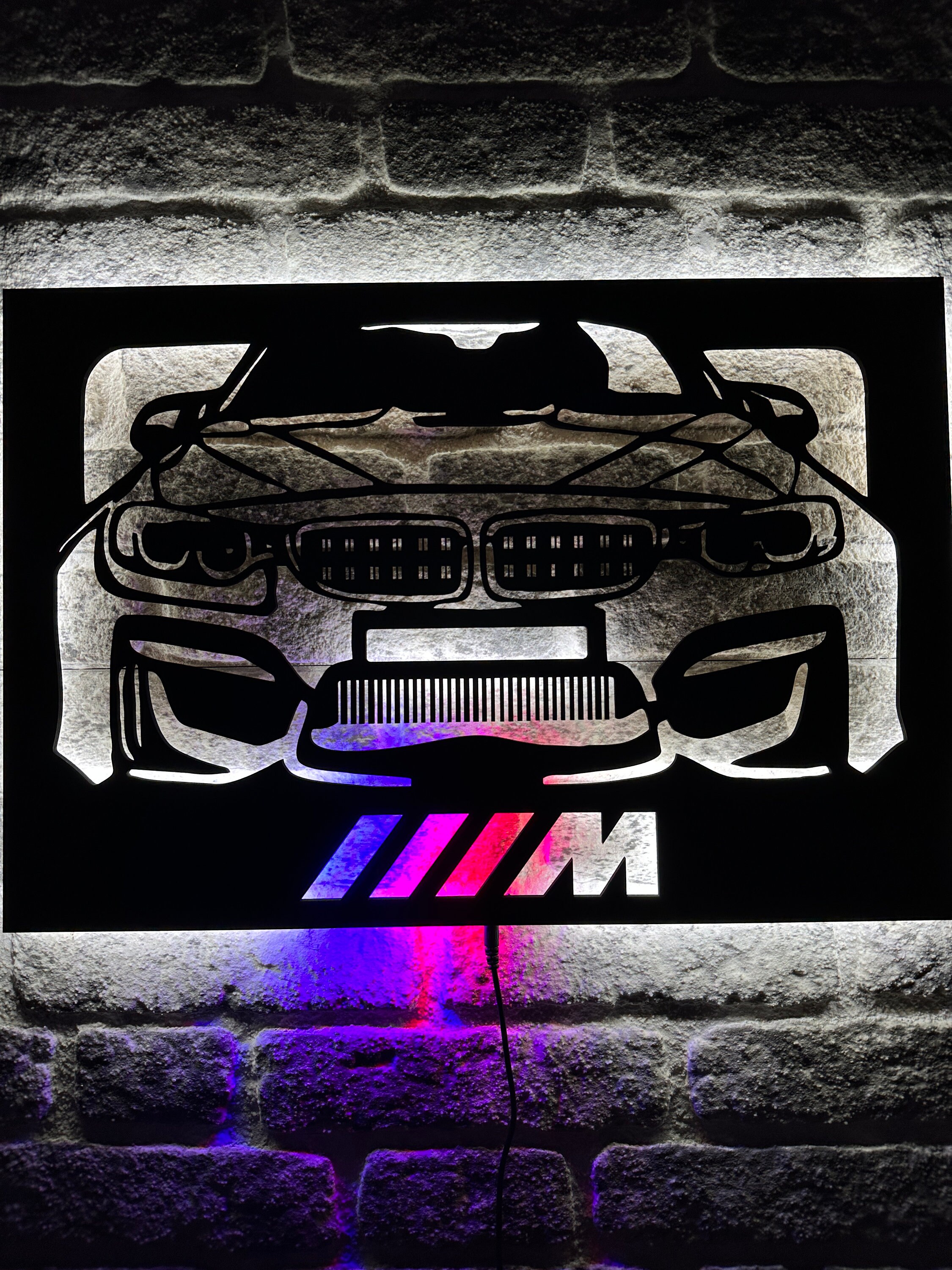 Bmw Wall Art Bmw Led Sign Bmw M Power Led Sign Bmw M Power - Etsy