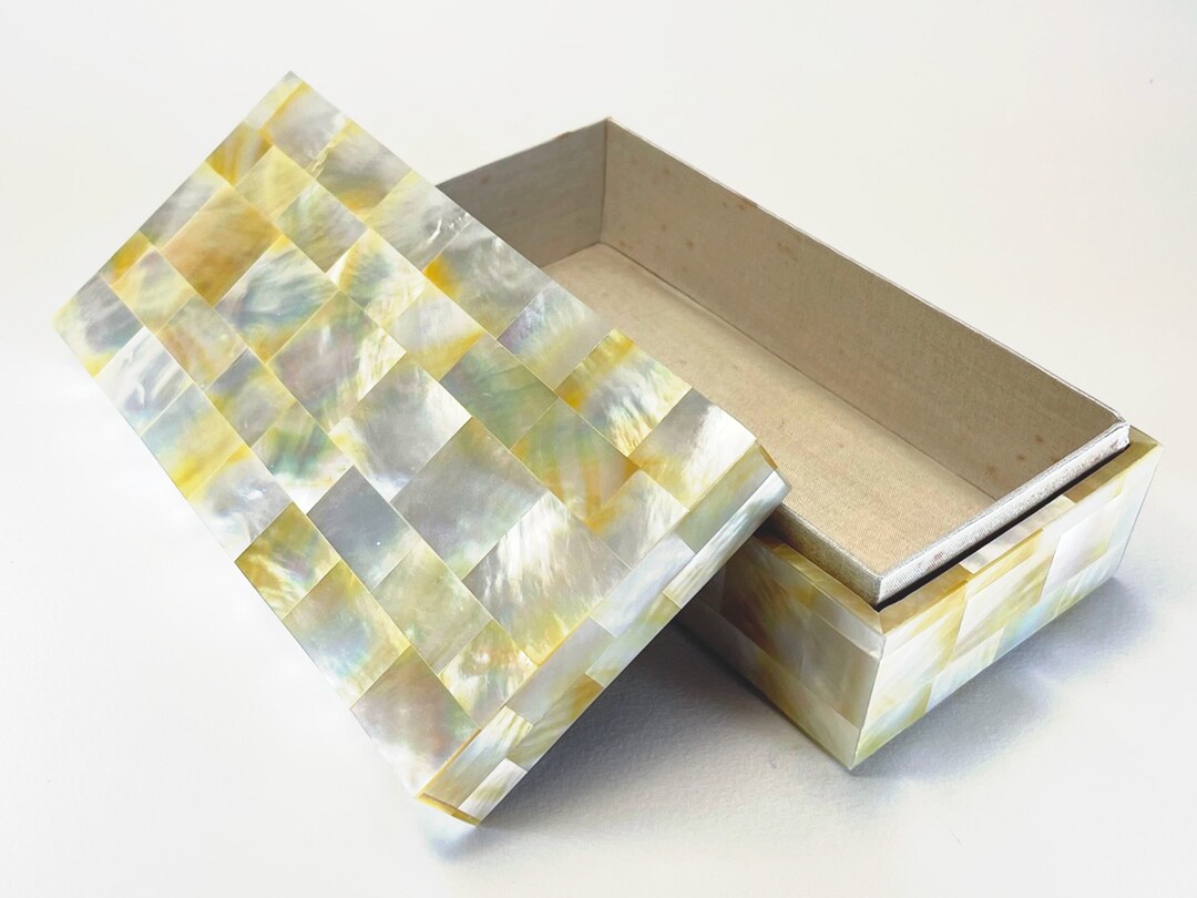 MOTHER OF PEARL Inlay Jewelry Box, Decorative & Luxury, Expensive ...