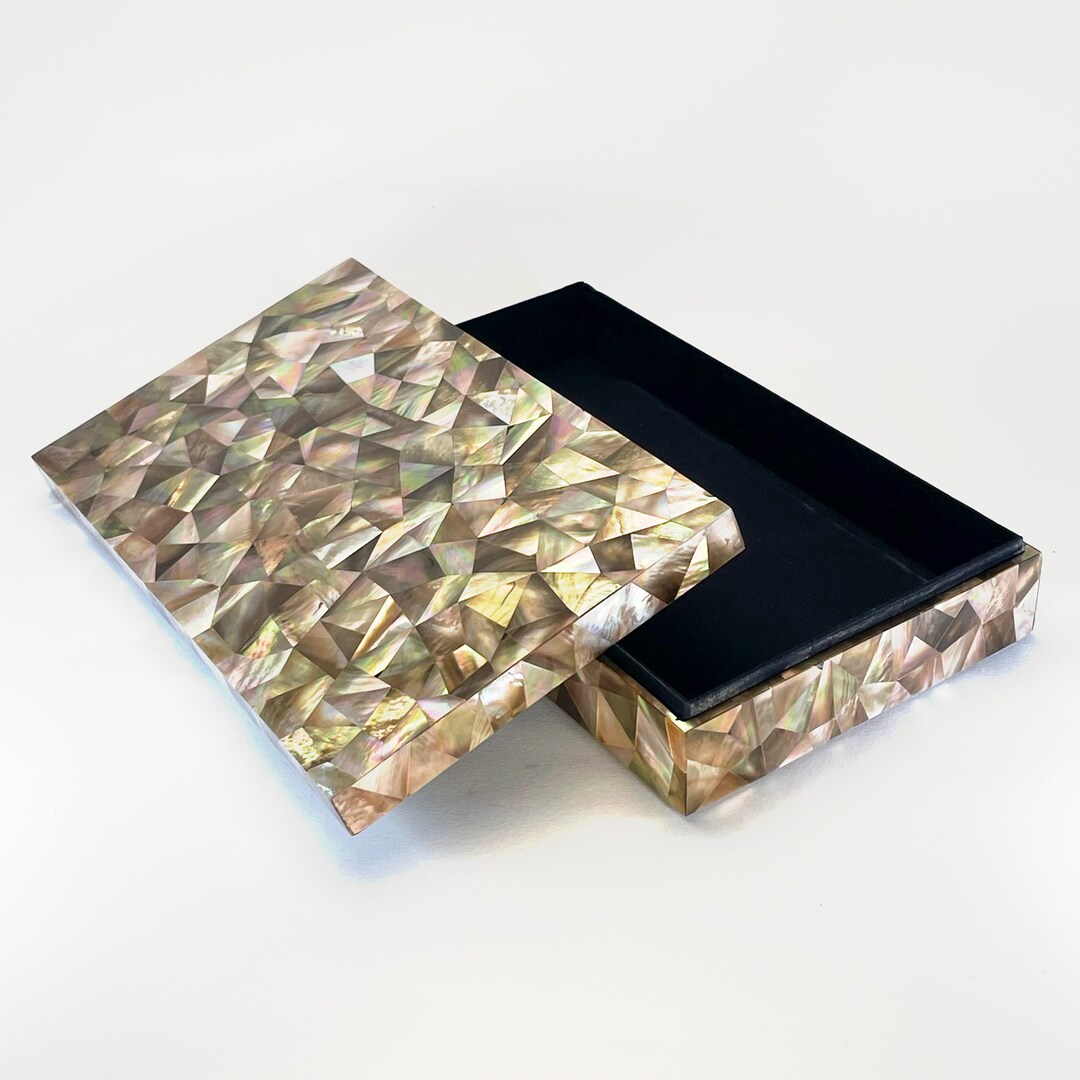 MOTHER OF PEARL Inlay Jewelry Box, Decorative & Luxury, Expensive ...