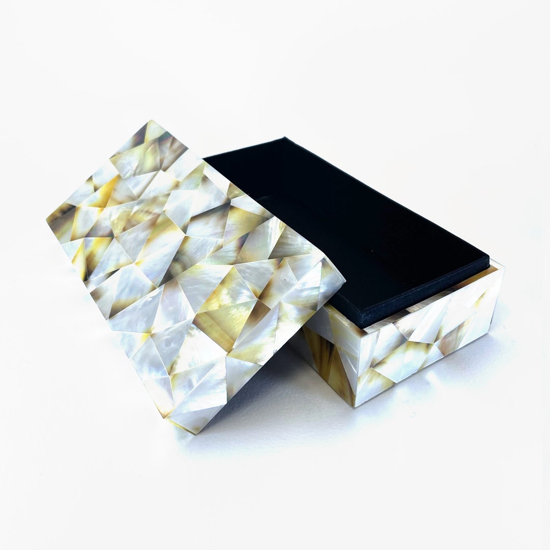 MOTHER OF PEARL Inlay Jewelry Box, Decorative & Luxury, Expensive ...