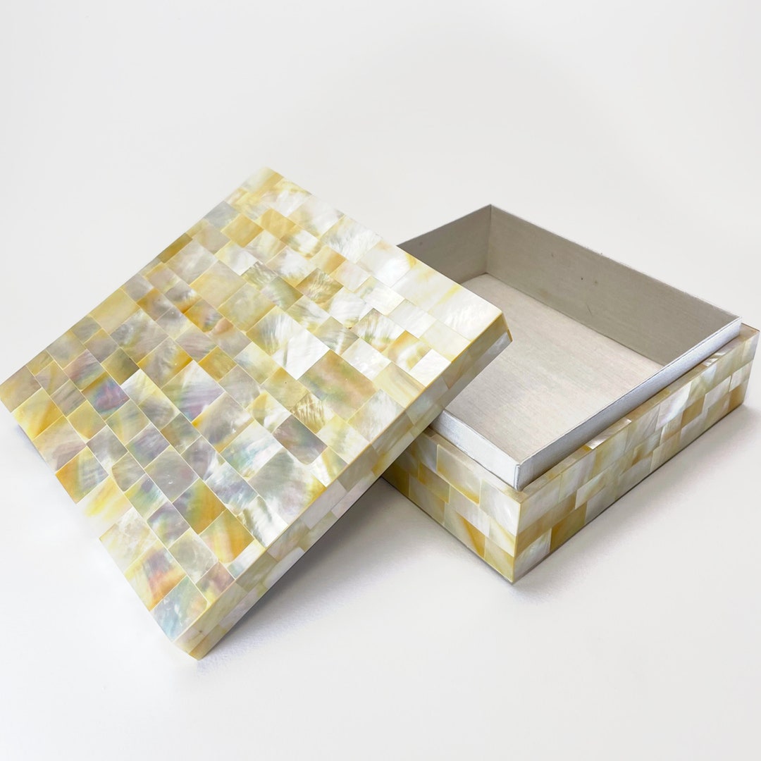 MOTHER OF PEARL Inlay Jewelry Box, Decorative & Luxury, Expensive ...