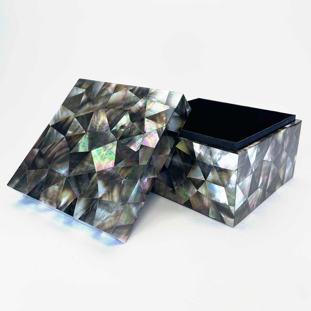 MOTHER OF PEARL Inlay Jewelry Box, Decorative & Luxury, Expensive ...