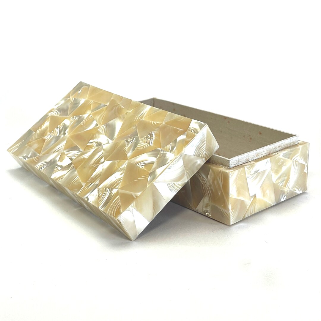 MOTHER OF PEARL Inlay Jewelry Box, Decorative & Luxury, Expensive ...