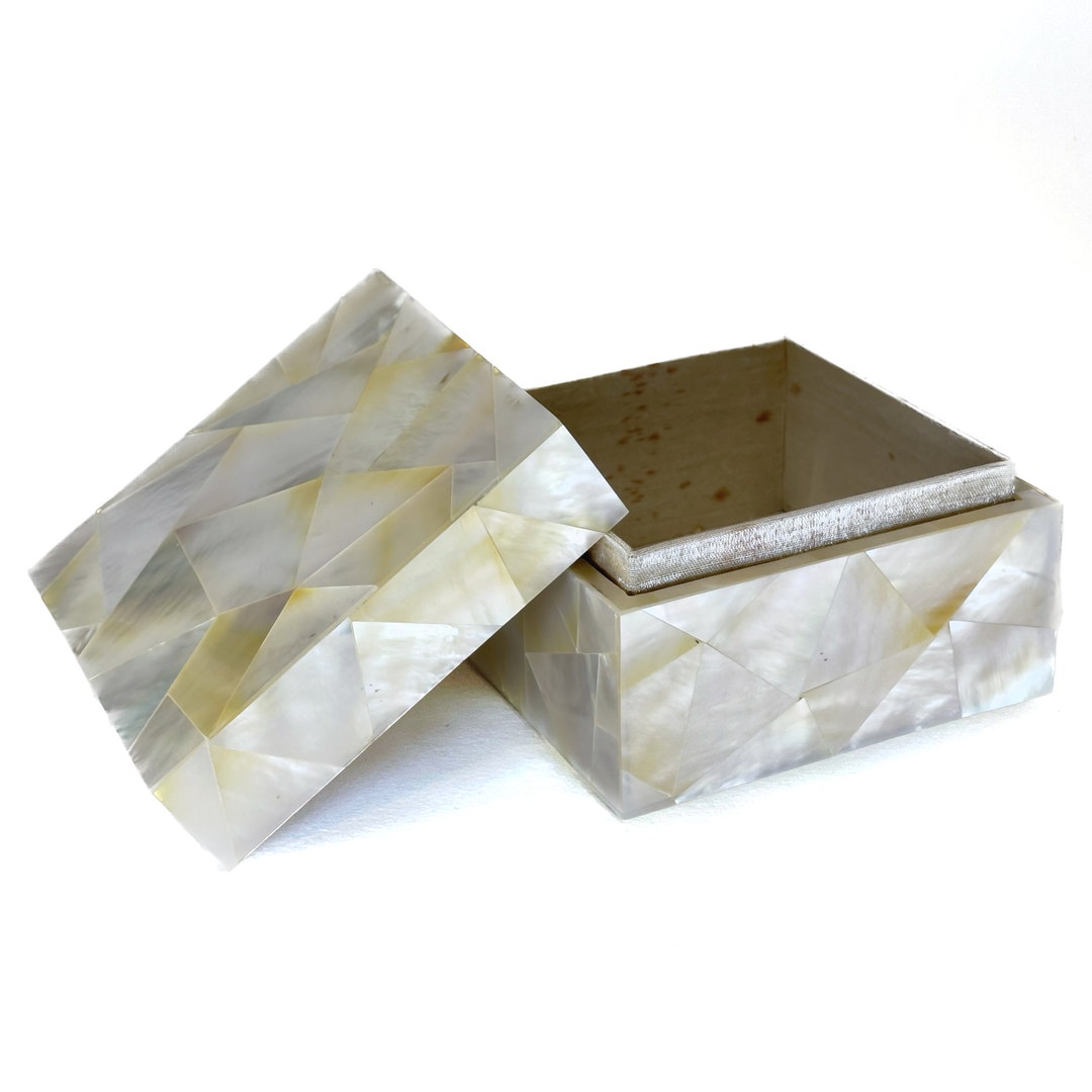 MOTHER OF PEARL Inlay Jewelry Box, Decorative & Luxury, Expensive ...