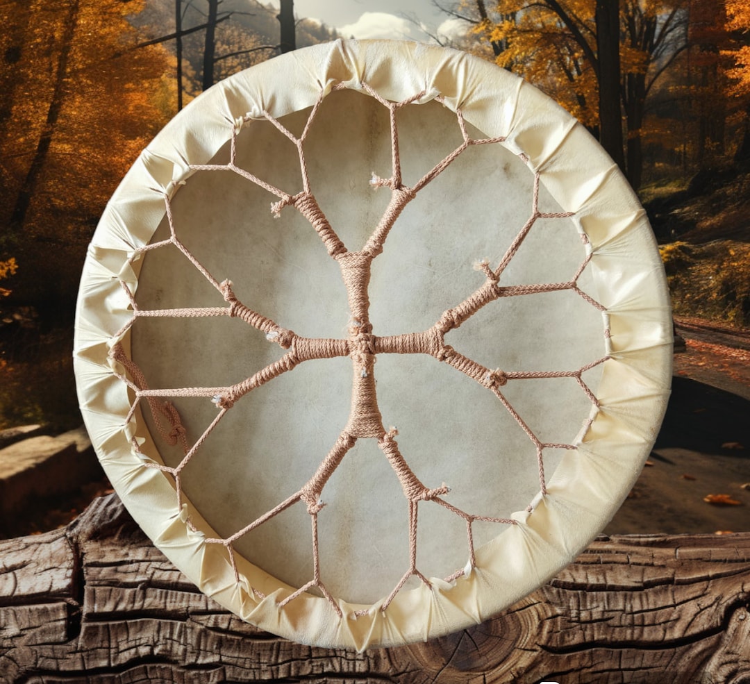 Shamanic Drum, 50 Cm Diameter, Goat Skin. - Etsy