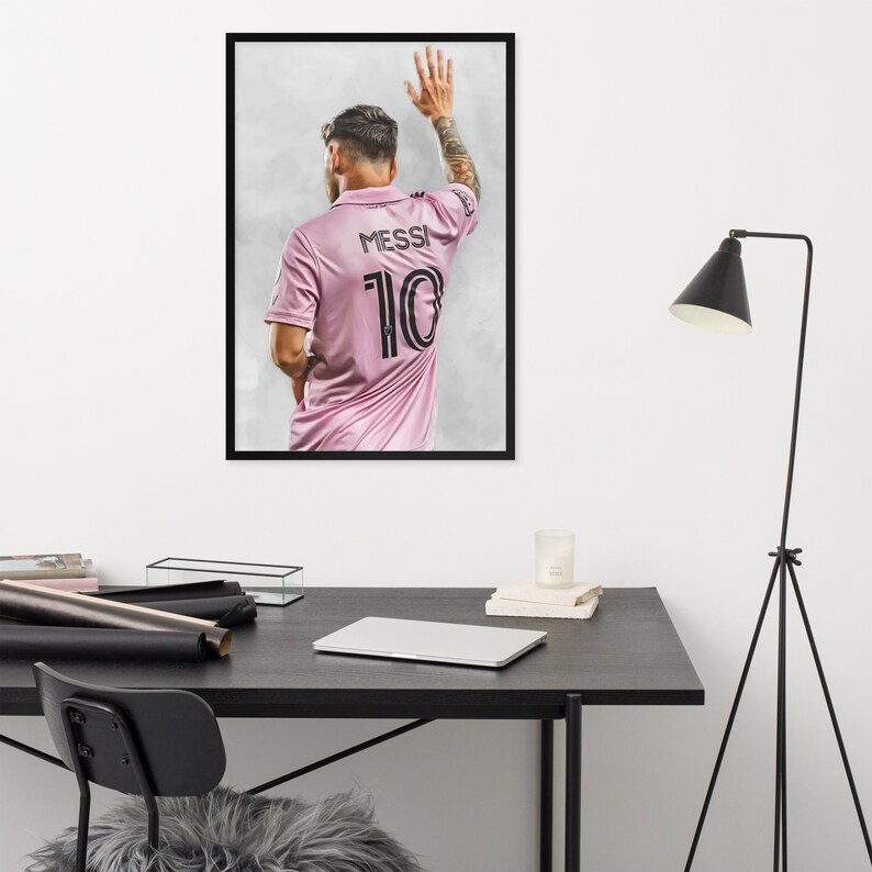 Lionel Messi Inter Miami Football Poster Print Wall - Etsy