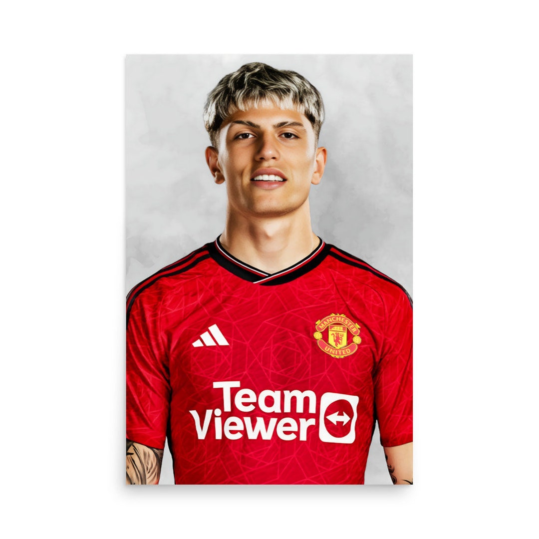 Alejandro Garnacho Manchester United Fußball Poster - Etsy.de