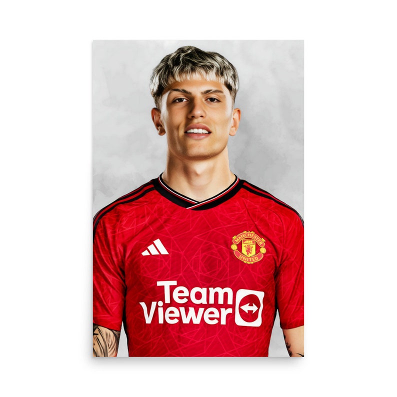 Alejandro Garnacho Manchester United Fußball Poster - Etsy.de