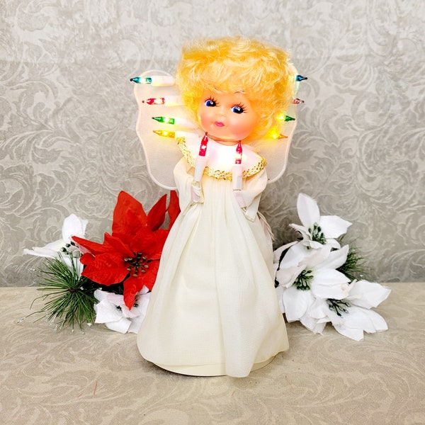 Angel Tree Topper With Light - Etsy