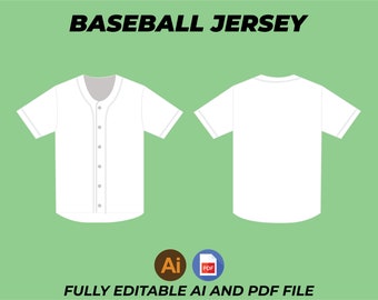 Custom Wearable Hockey Jersey Digital Mockups Vector Adobe Illustrator ...