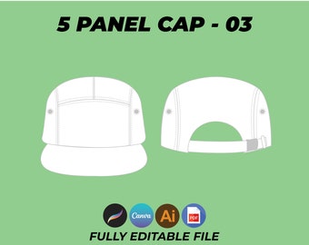 Custom Wearable Bucket Hats Digital Mockups Vector Adobe Illustrator ...