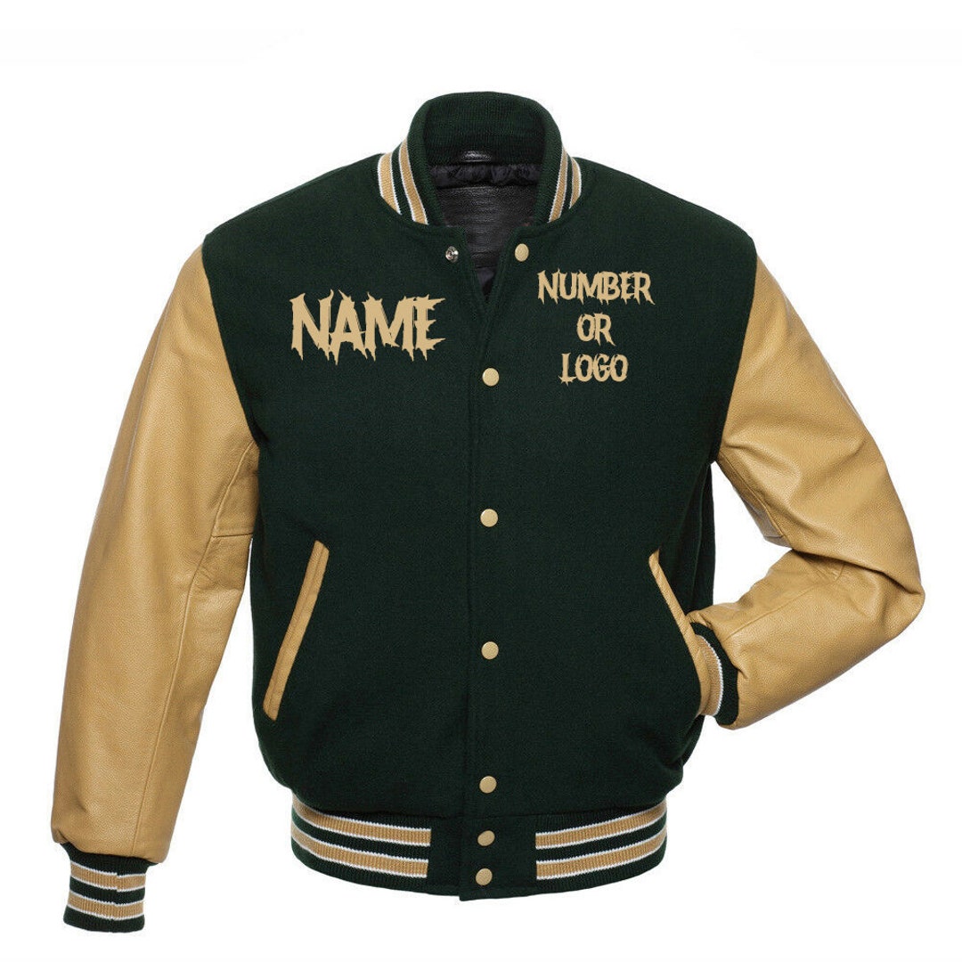 Custom Wearable Unisex Varsity Jacket | Letterman Without Hood Style ...