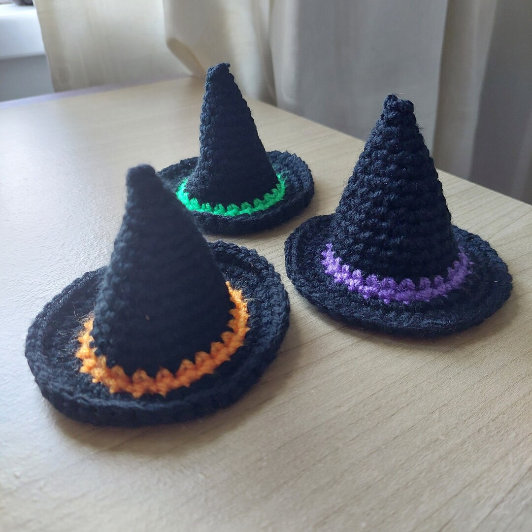 Mini Witch Hat | Crochet Amigurumi Accessory - Etsy