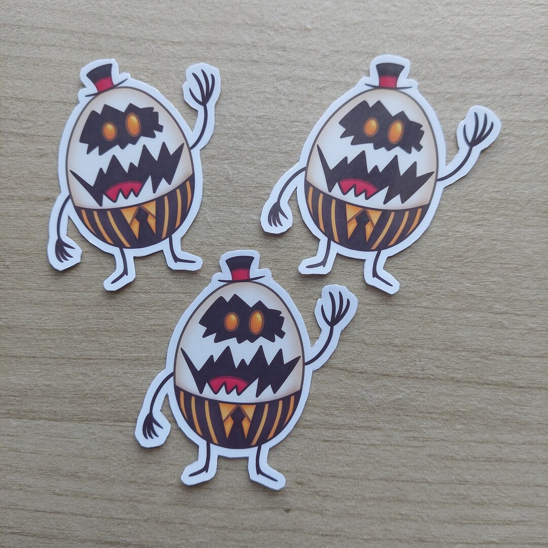 Egg Boi Gloss Vinyl Sticker Waterproof Hazbin Hotel Character Sticker ...