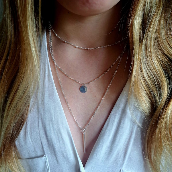 Multi Layer Necklace - Etsy