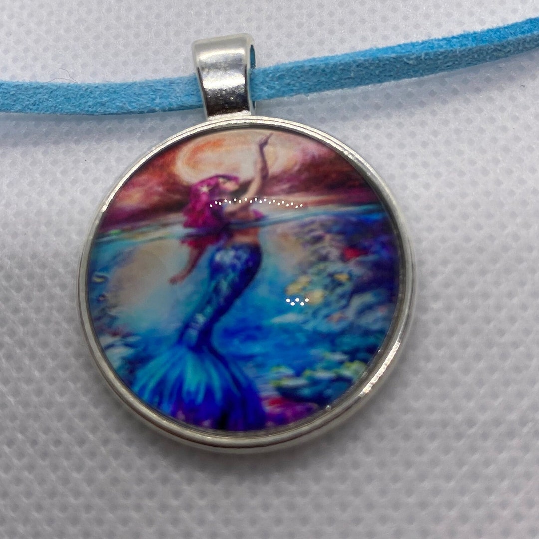Little Mermaid Pendant Necklace - Etsy