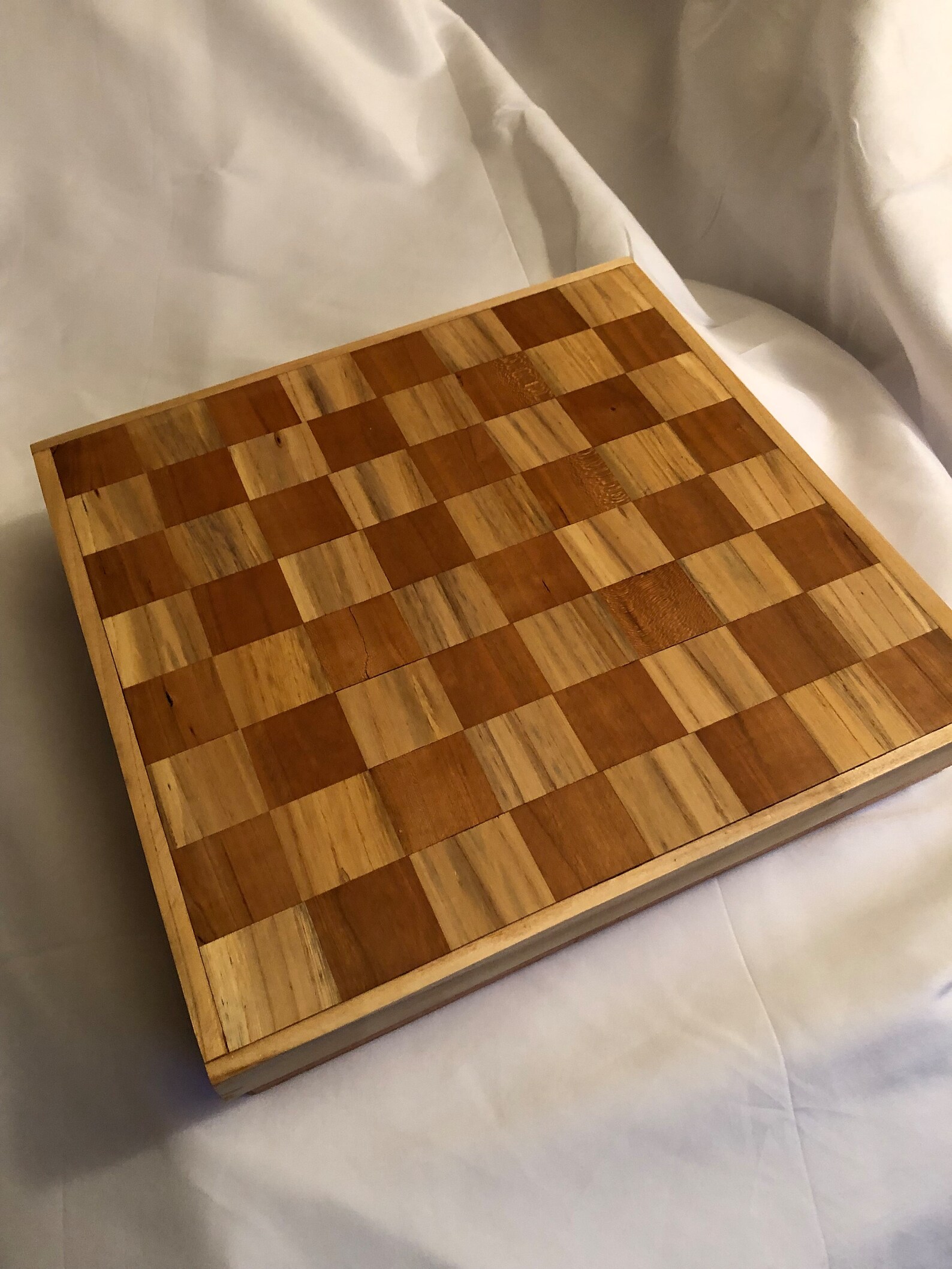 Chess/checker Set: Wooden Minimalistic - Etsy