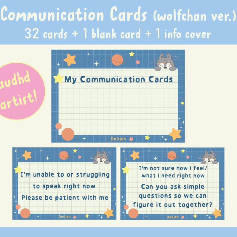 Communication Cards - Etsy