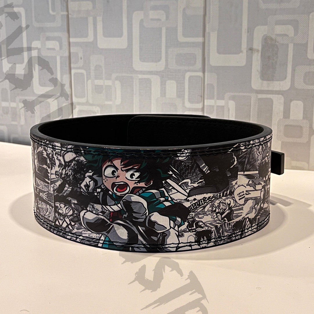 Hero Academia Manga Anime Lever Belt Powerlifting Lever Belt Gym Belt ...