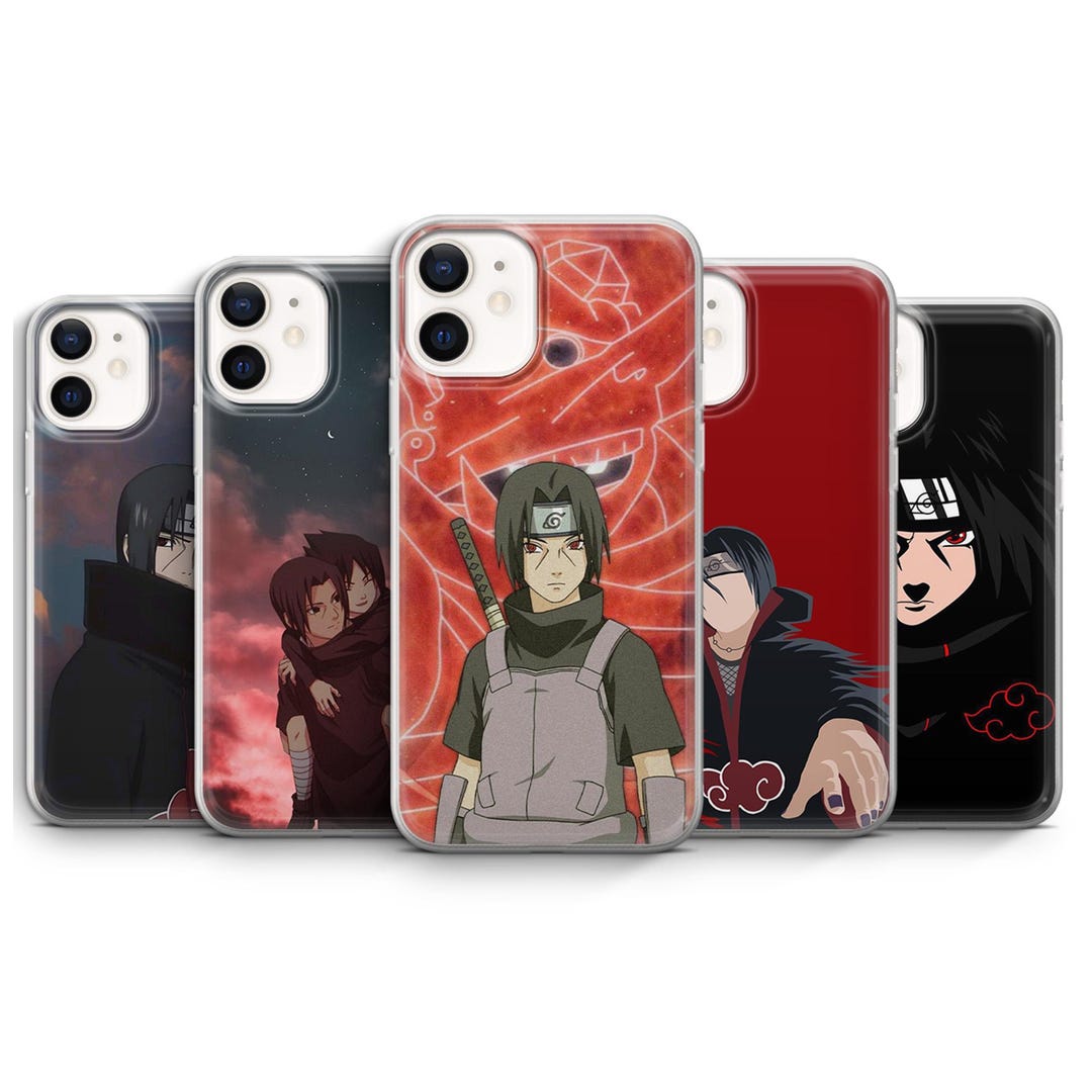 Itachi Phone Case Uchiha Sasuke Anime Manga Naruto Cover for iPhone 16 ...