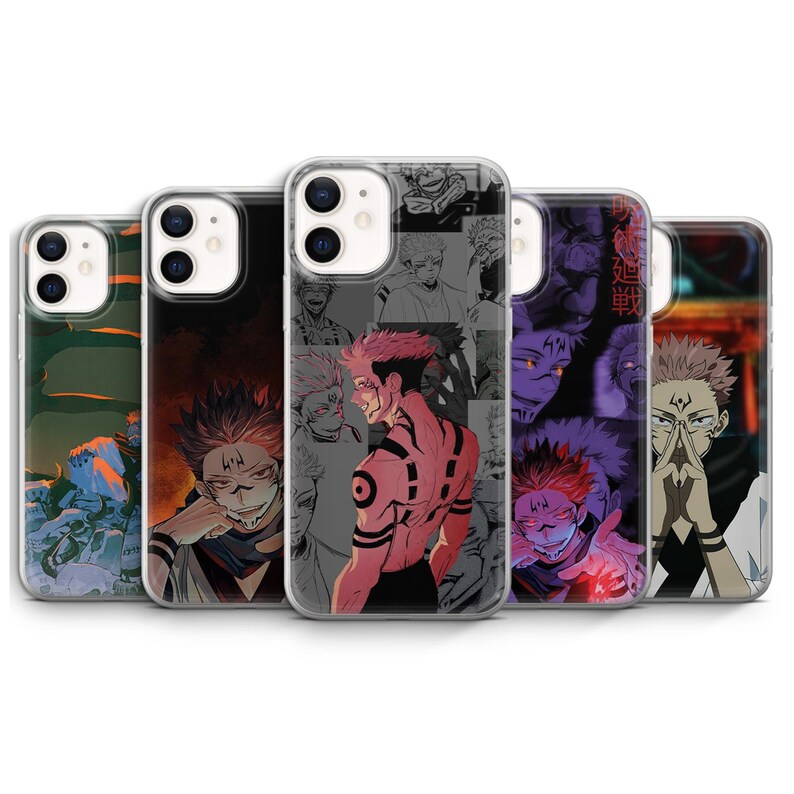Itadori Phone Case Sukuna Jujutsu Kaisen Manga Anime Cover for iPhone ...