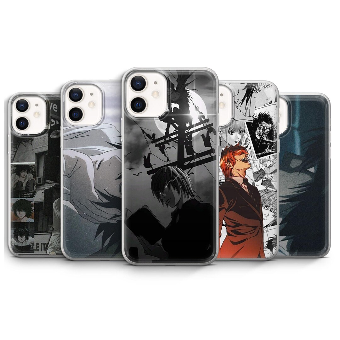 Death Note Phone Case Ryuk Light Yagami Manga Anime Cover for iPhone ...