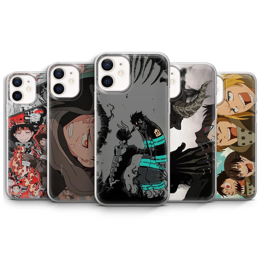 Fire Force Phone Case Shinra Kusakabe Arthur Boyle Anime Japanese Manga ...